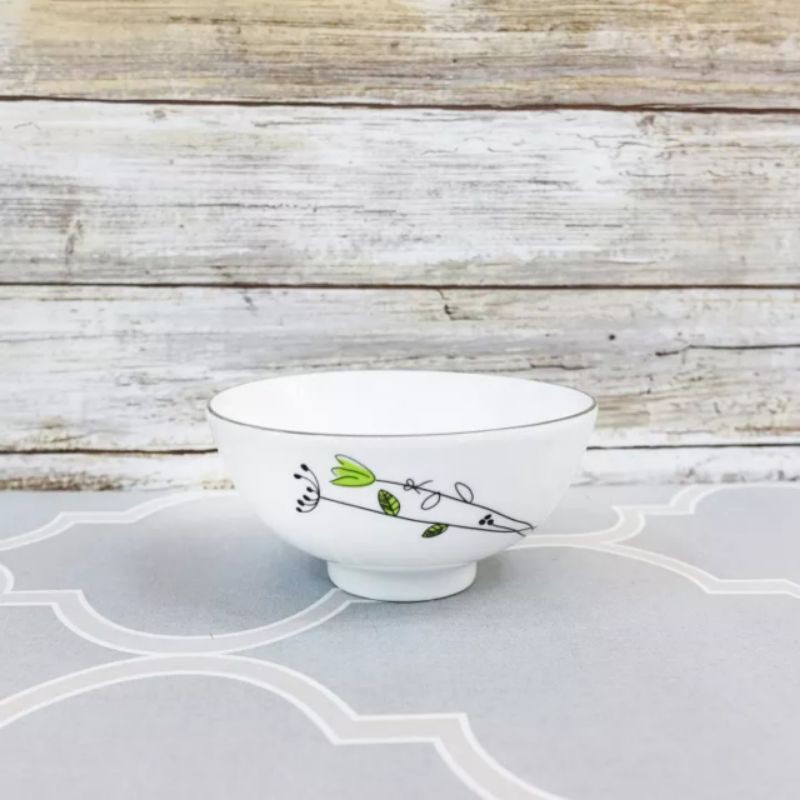 CK Ceramic RICE BOWL SET OF 10 PCS TYPE 1 (out of palm cotton model ...