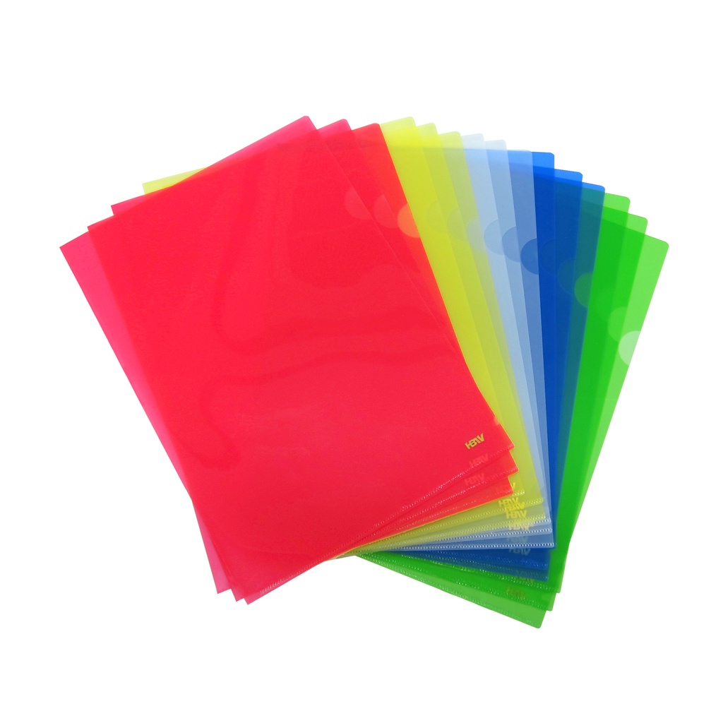 HBW L-Type Folder Short Assorted Color (A4/Short) | Shopee Philippines