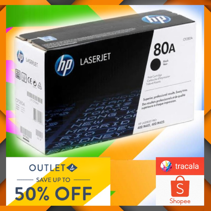 HP 80A Black Original LaserJet Toner Cartridge (CF280A) | Shopee ...