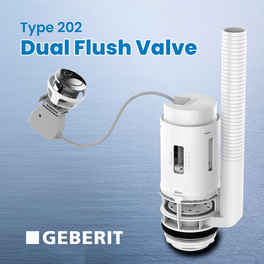 Geberit Type 202 Dual Flush Valve | Shopee Philippines