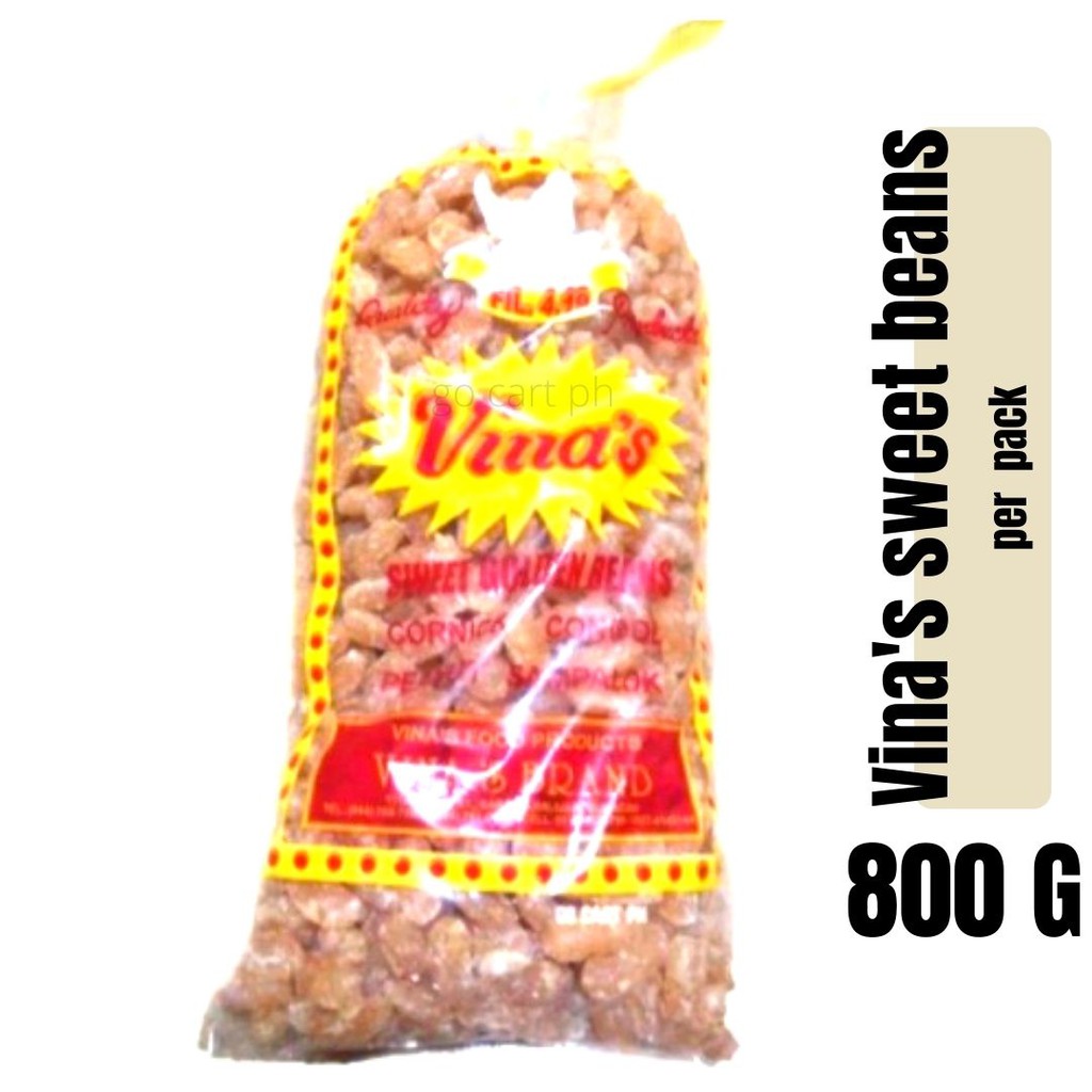 [GO-CART PH] 800g Vina's / Rosebert Sweet Beans / Sweet Bean / Candied ...
