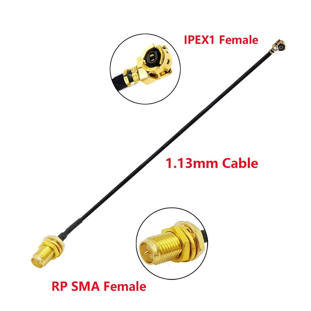 Circuitrocks Rg1.13mm Rg178 Pigtail Extension Cable Ipex Sma Female To Ufl U.Fl Ipx Ipex-1 Jack ...