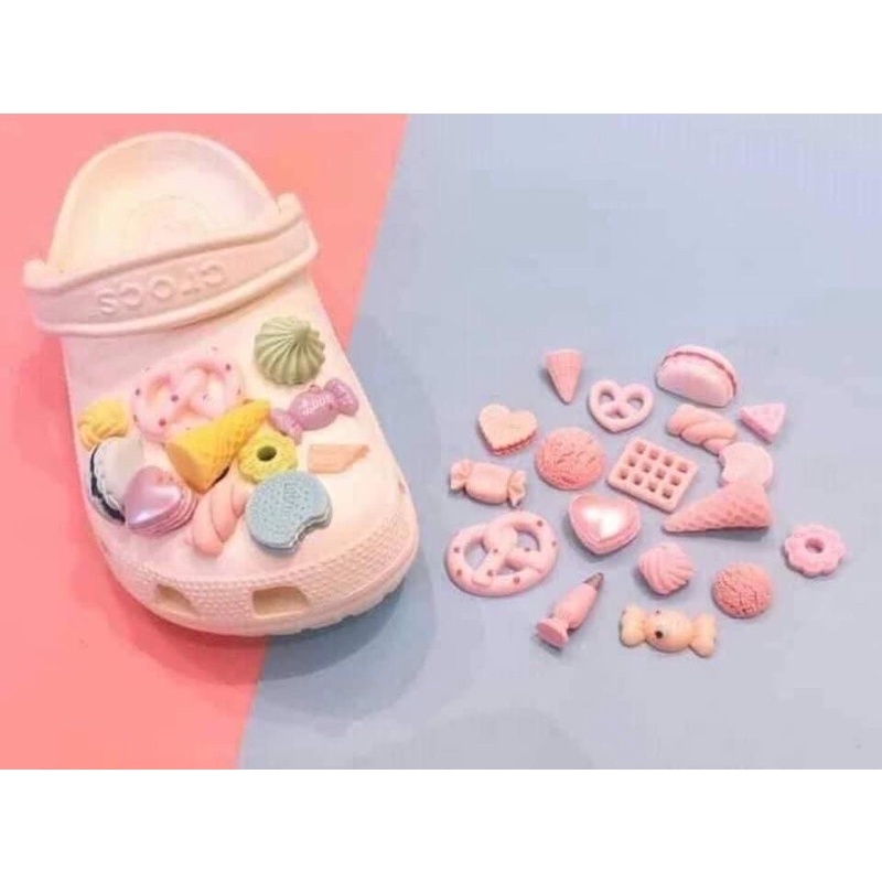 pastel sweets pastries foodies series jibbitz | Shopee Philippines