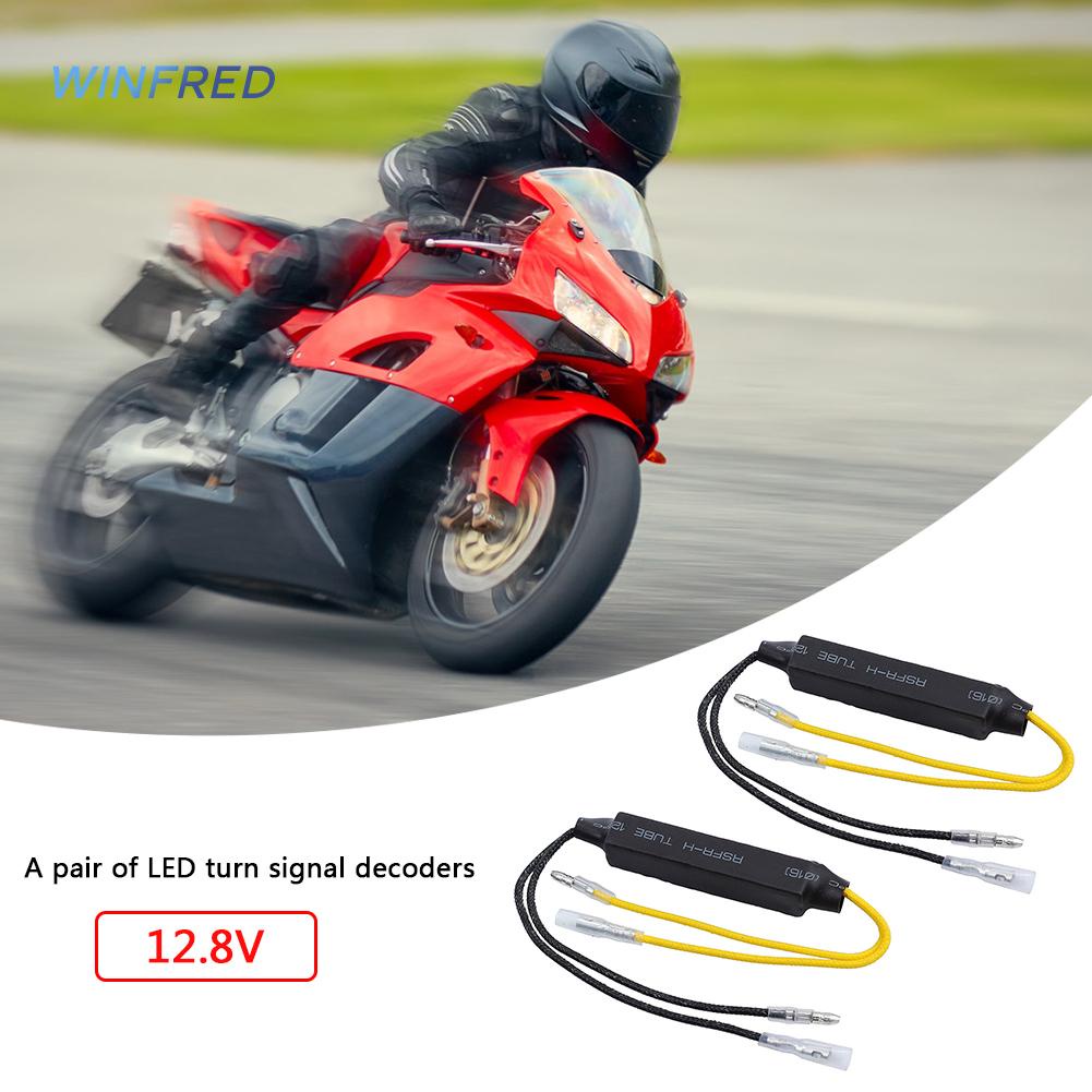 (Ready)1 Pair Motorcycle Indicator Turn Signal Decoder LED Light Load ...