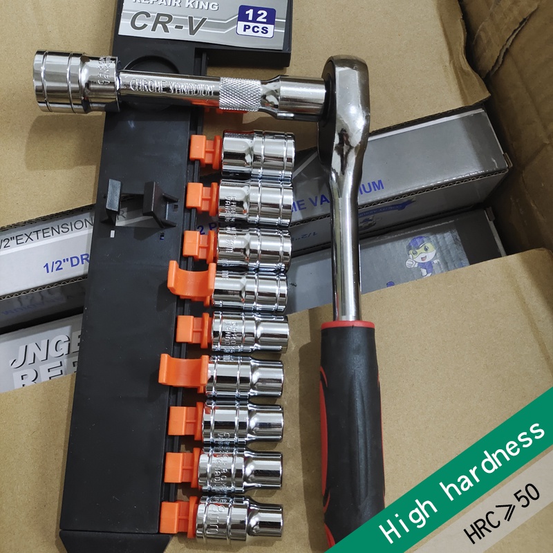 CR-V 1/2 drive socket wrench set Torque Ratchet wrench Kits castle ...