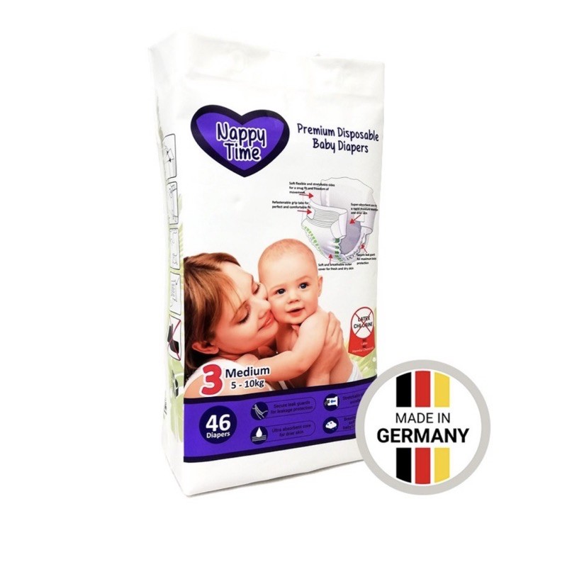 Nappy Time Diapers Jumbo Pack | Shopee Philippines