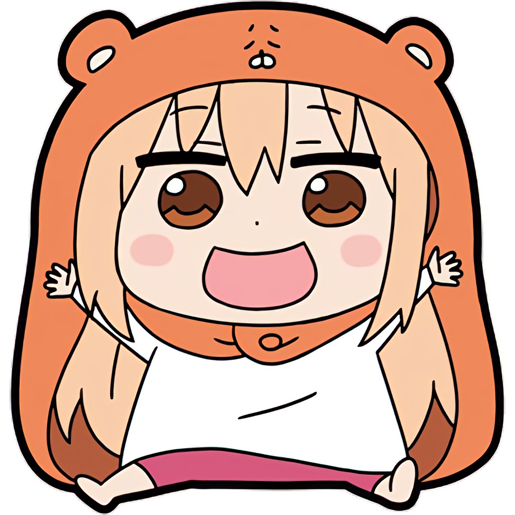 Himouto Umaru chan Chibi stickers - Vinyl Waterproof Sticker / Regular ...