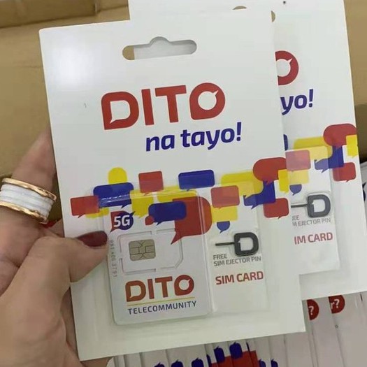 DITO Telecommunity 5G Sim Card with Sim Ejector Pin | Shopee Philippines