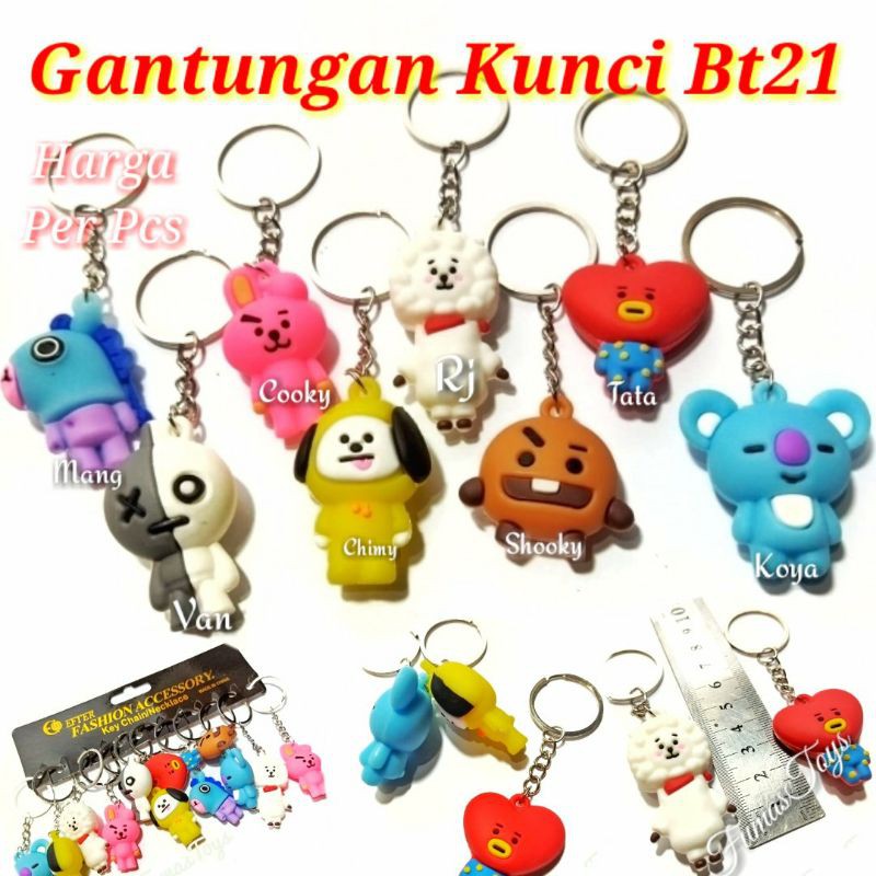 GANTUNGAN Bts Character Keychain Souvenir Ganci Bts Kpop Wholesale ...