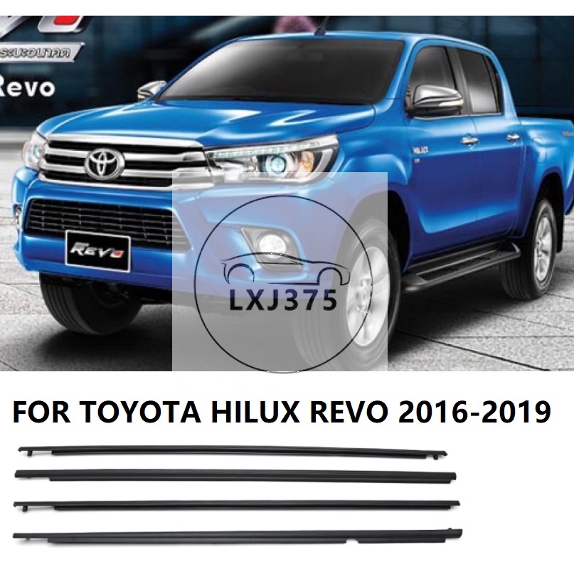 for Toyota Hilux REVO 2016 2017 2018 2019 Car Outside Window Moulding ...