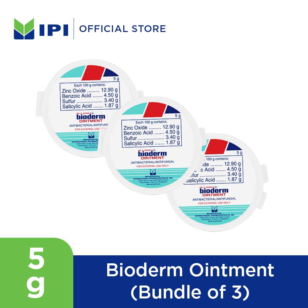 Bioderm Ointment 5g Filptop [Bundle of 3] | Shopee Philippines