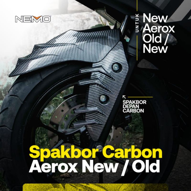 Front fender carbon aerox old aerox new 2021 front fender new aerox 155 ...