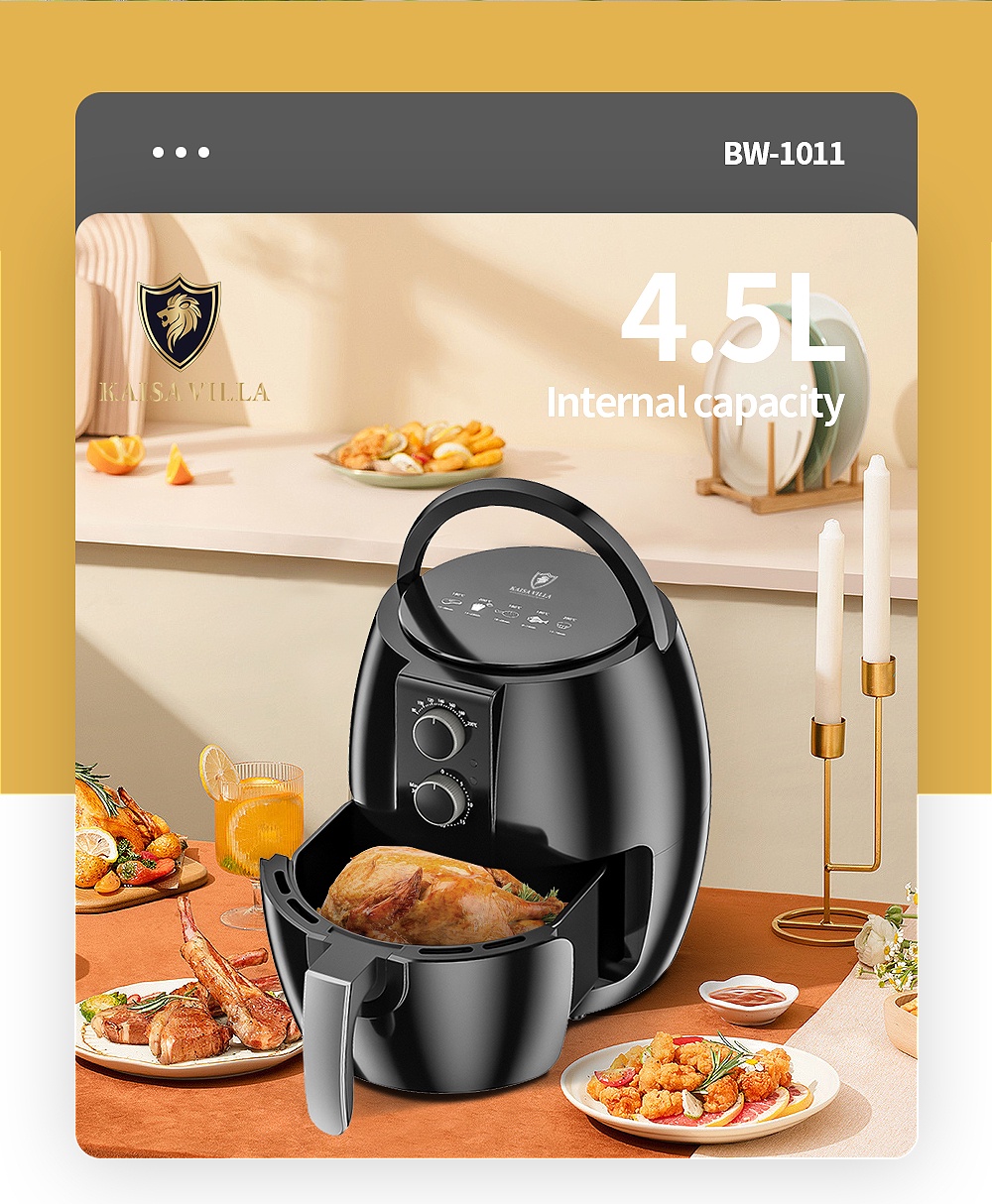 Kaisa Villa air fryer 5.5L 6L air fryer oven healthy kitchen oil free non stick Air fryer ...