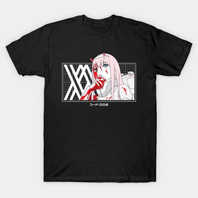 F:002 ZERO TWO DARLING IN FRANXX AESTHETIC QUALITY T SHIRT | 4shaPrints ...
