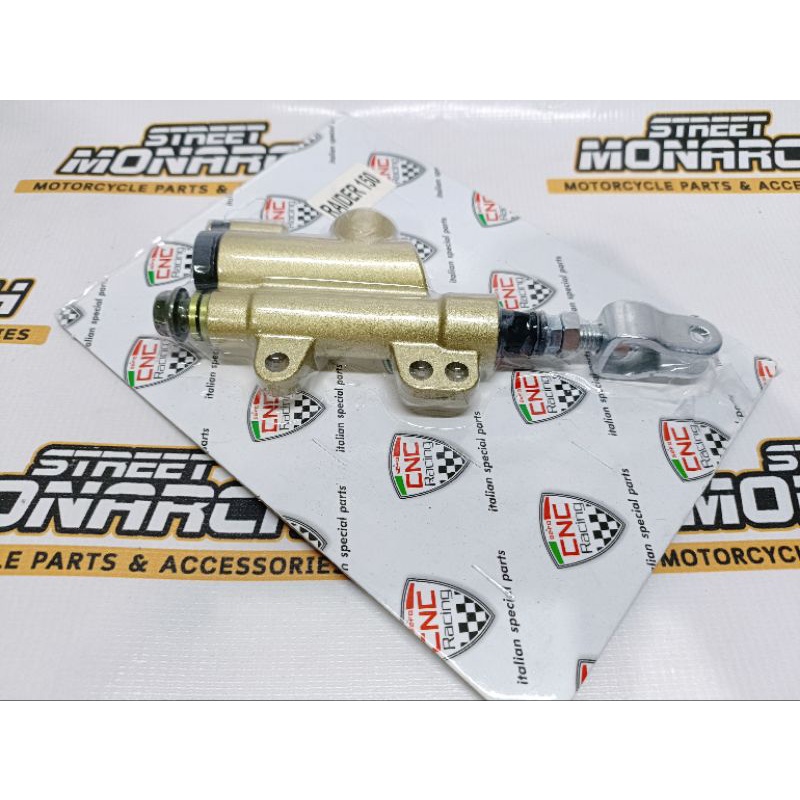 CNC RACING REAR MASTER PUMP WITH BUILT IN FLUID RESERVOIR FOR SNIPER ...