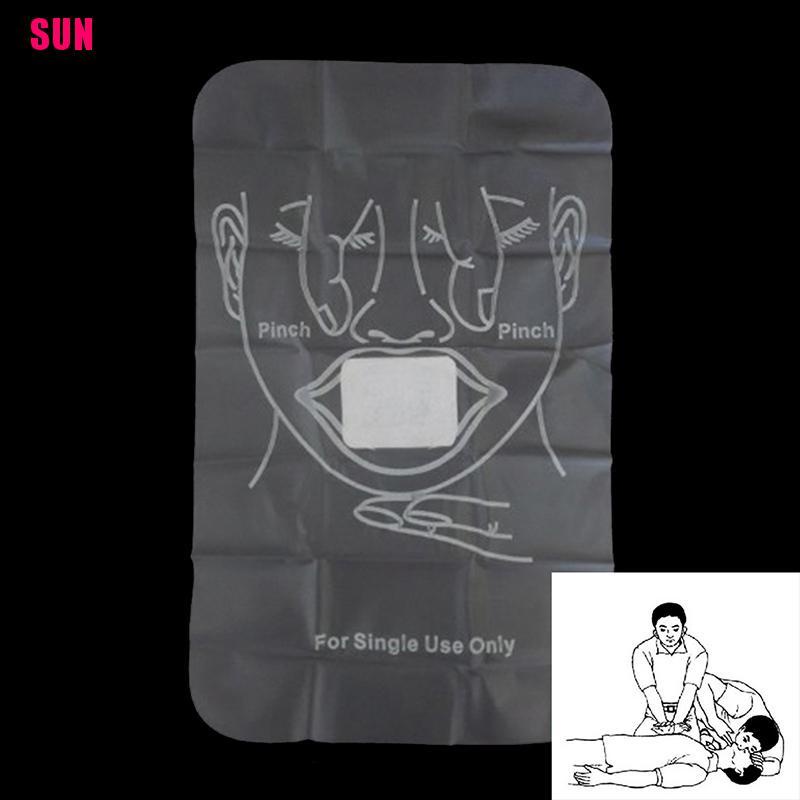 [@sun]10Pcs Cpr Facial Shields Disposable Cpr Face Mask Barrier First ...
