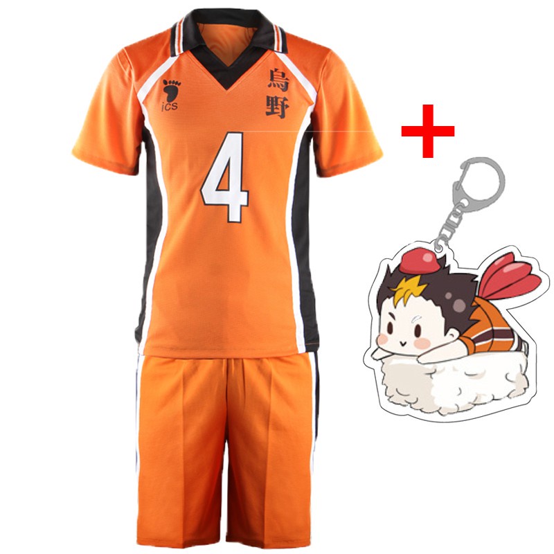 Haikyuu Jersey Set Cosplay Costume Karasuno High School Hinata Shyouyou ...