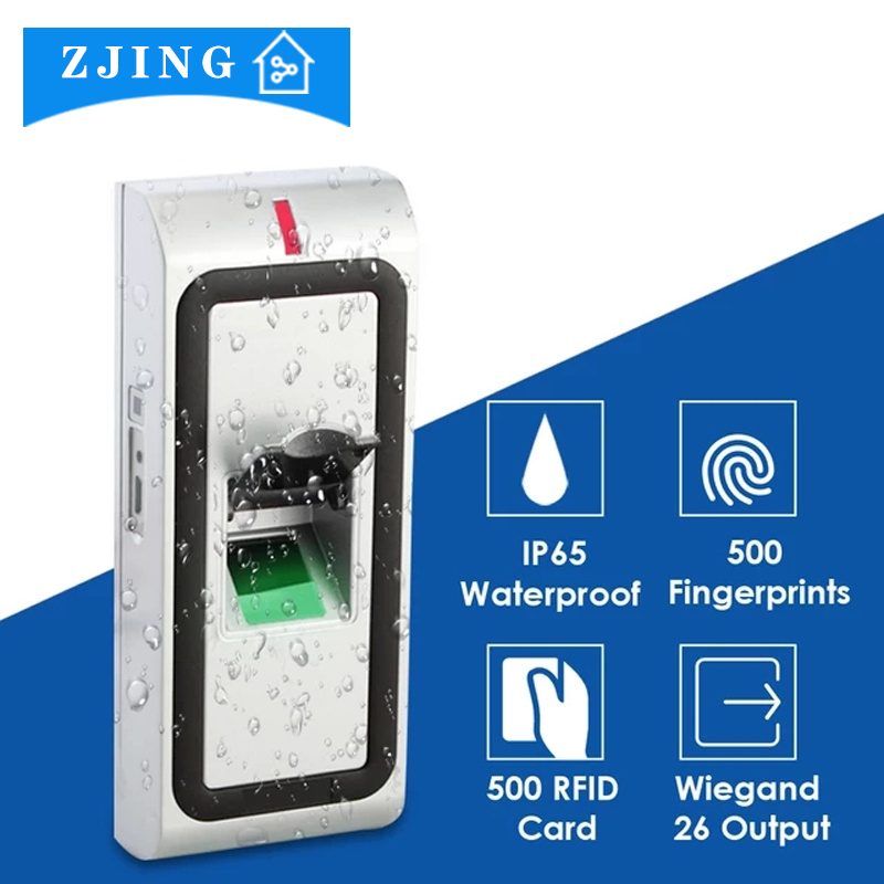 Metal IP65 Waterproof Biometric Fingerprint Access Control System 1000 ...