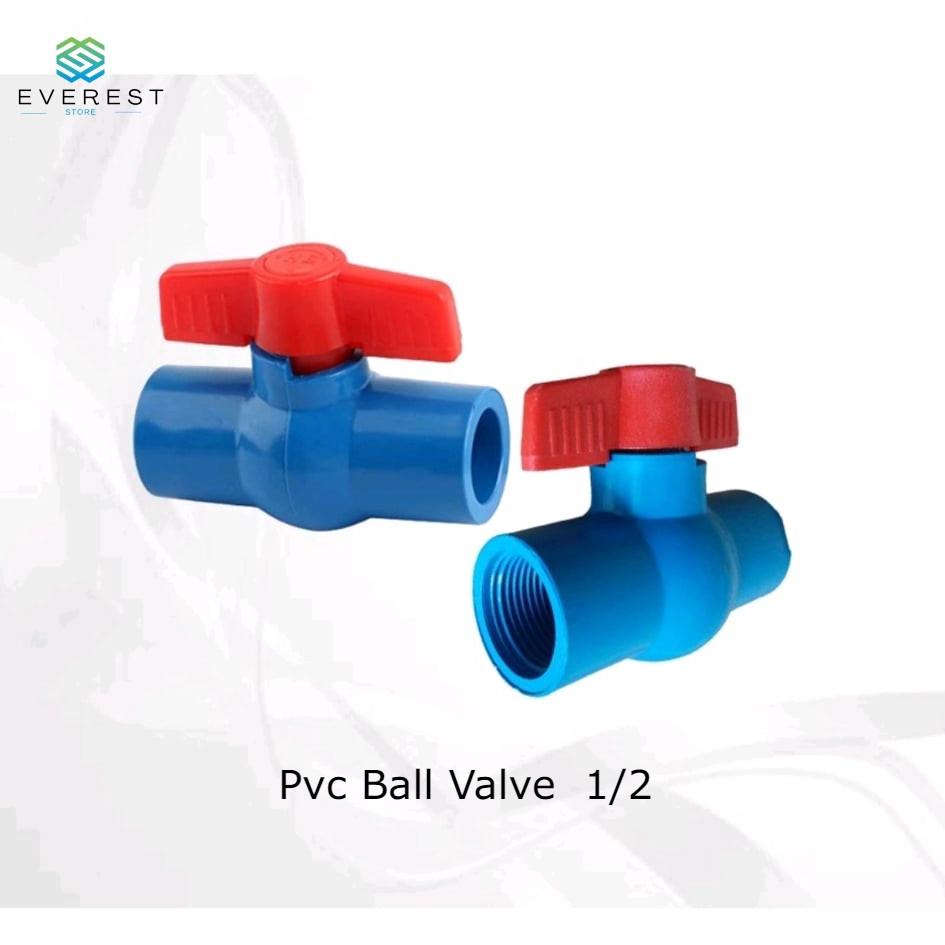 Pvc Ball Valve Compact (100% Brand New) 1/2 , 3/4 , 1 | Shopee Philippines