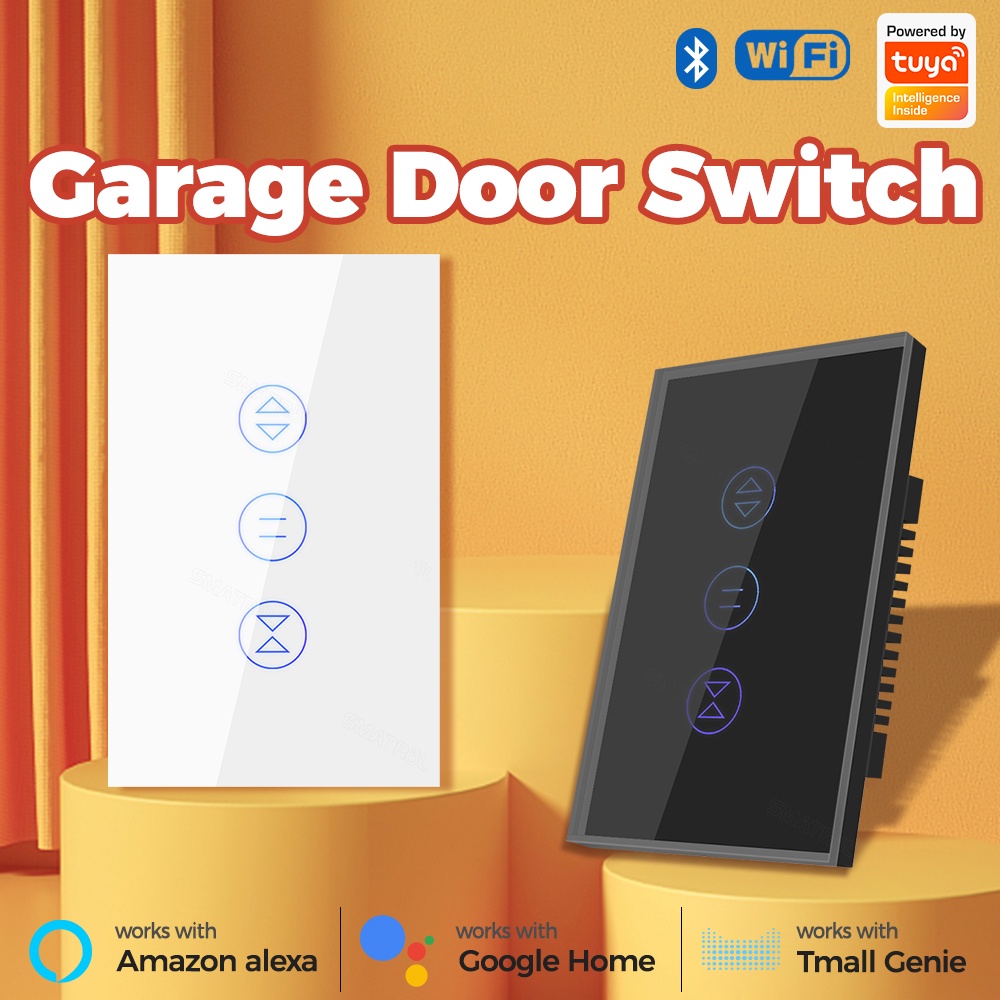 SMATRUL Tuya Smart Wifi Touch Switch Garage Rolling Door Wall Glass ...