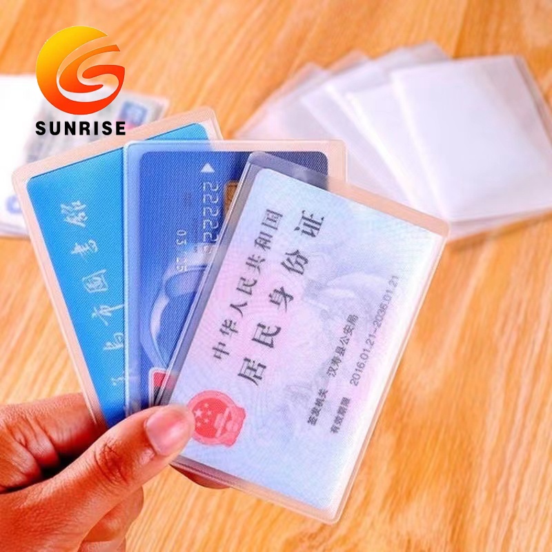 （COD）ATM Card/Credit card/PVC ID Transparent Waterproof Plastic Cover ...