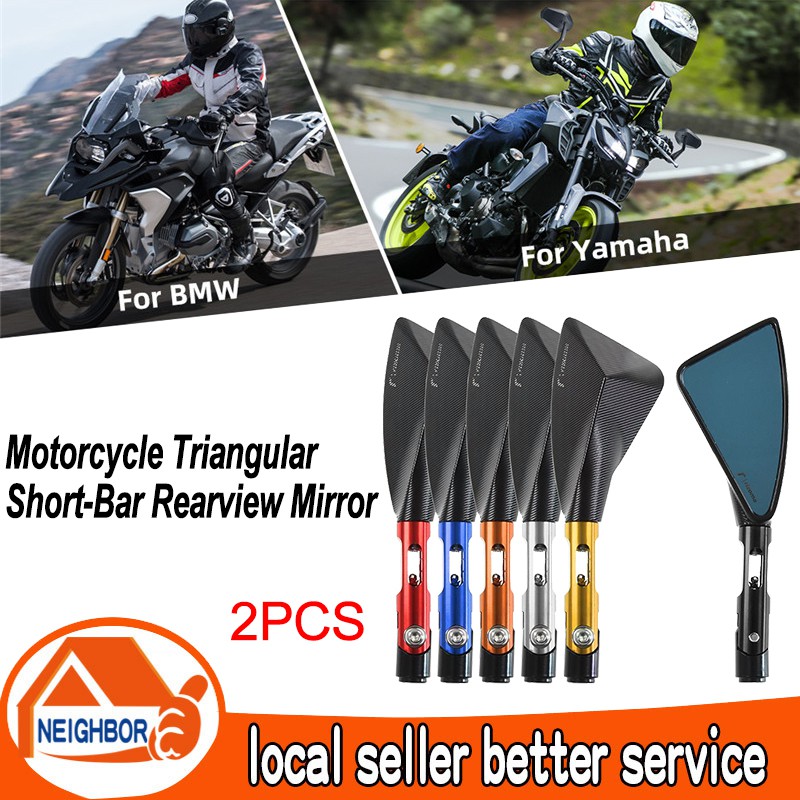 【In Stock】Triangle CNC Scooter Rear View Racing Motorcycle Accessories ...