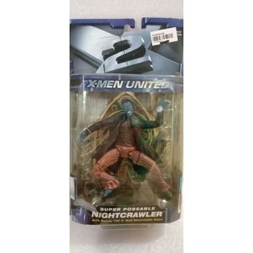 X - MEN NIGHT CRAWLER ACTION FIGURE Toybiz X-MEN 2 UNOPENED | Shopee ...