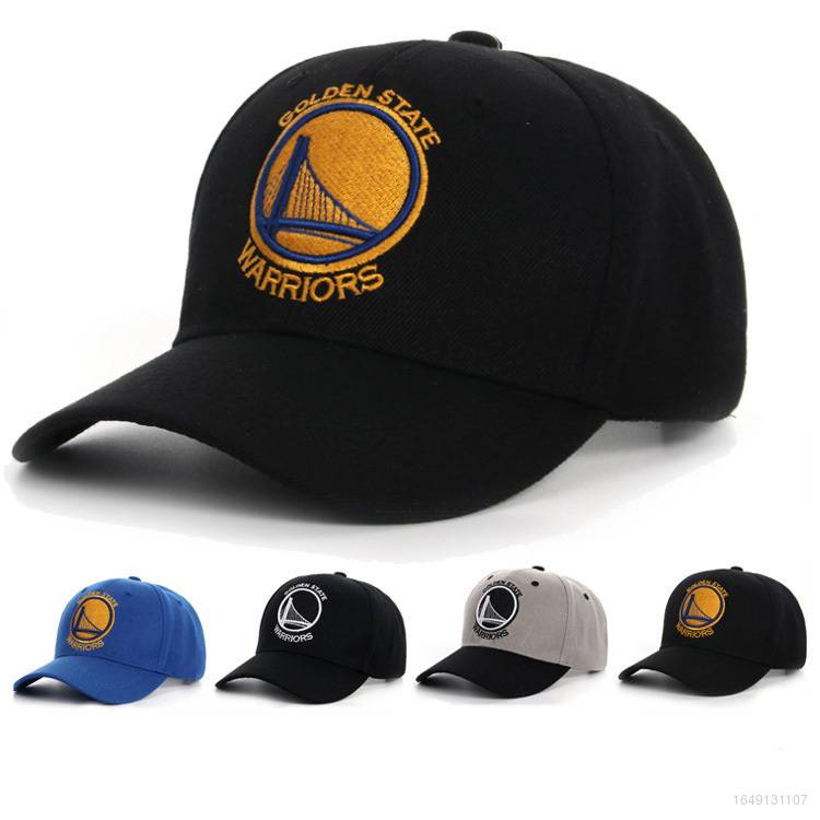 Jay NBA Embroidery Warriors Team Baseball Cap for Men Women Fans Peaked ...