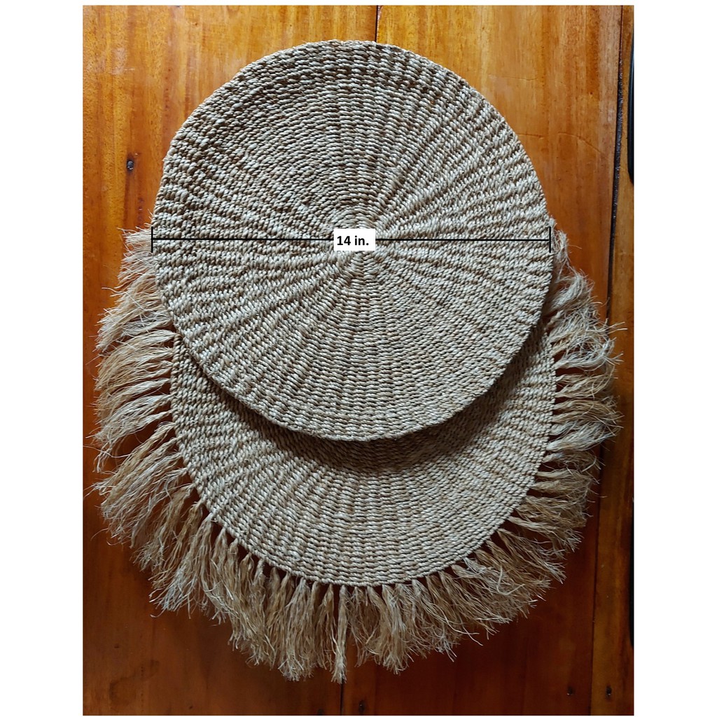 Handmade Abaca Placemats from Bicol | Shopee Philippines