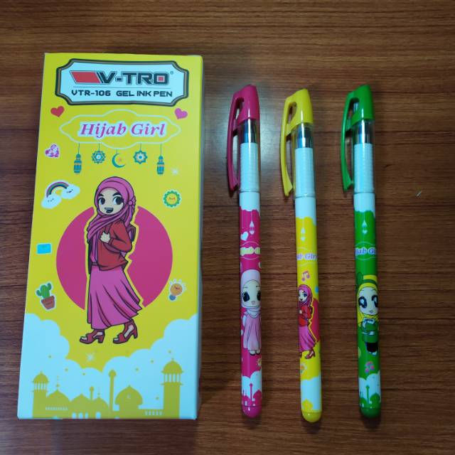 Hijab Gel Pen (12 pcs) | Shopee Philippines