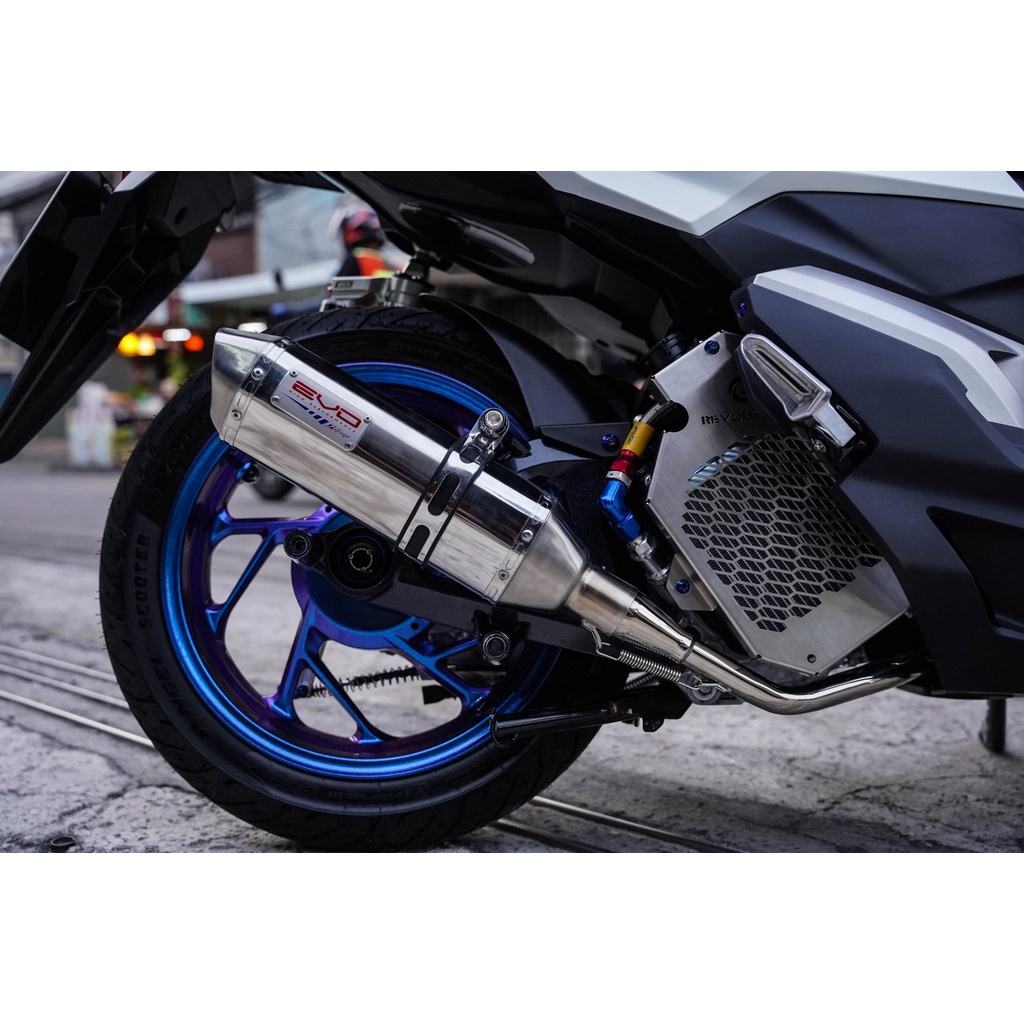 Click160 Custom Exhaust (Can Fit The Pcx160) EVO SPORT Style Genuine Pipe Straight Model!! Yes ...