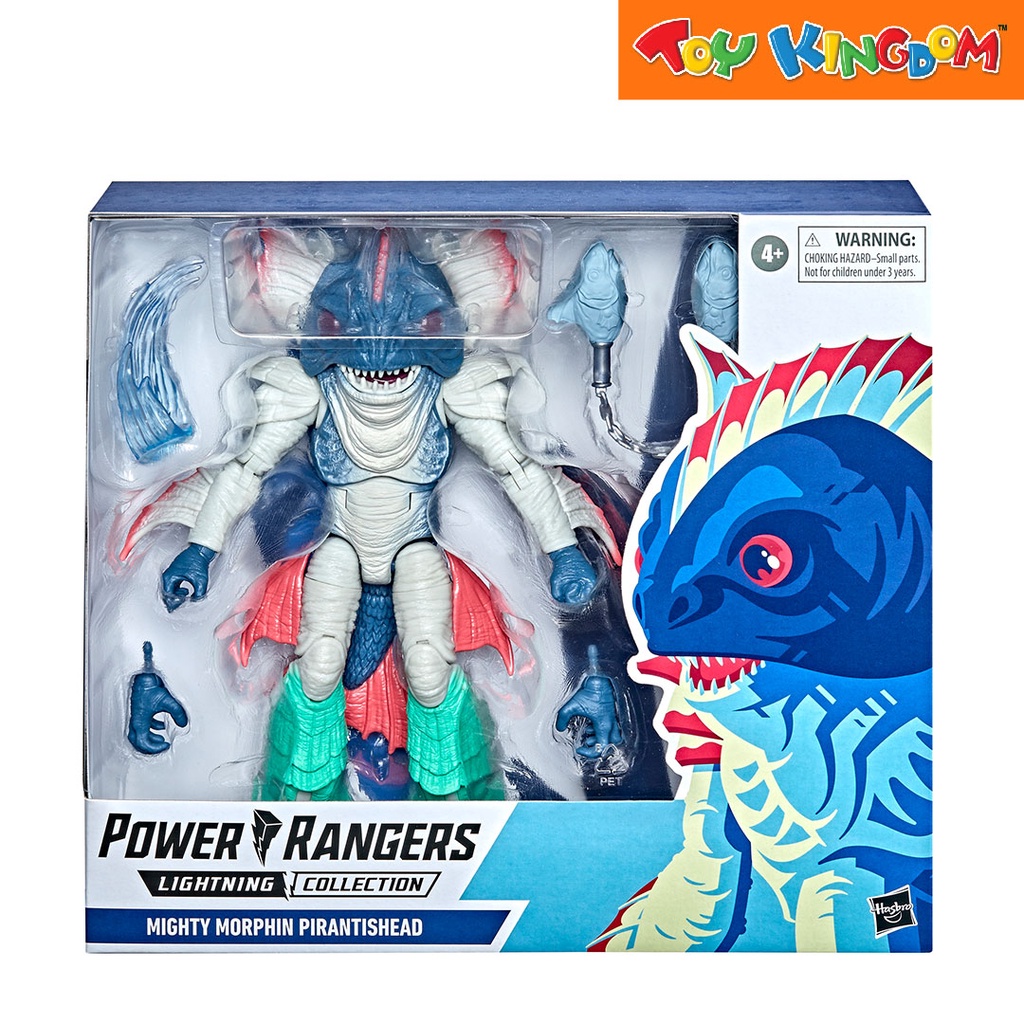 Power Rangers Lightning Collection Mighty Morphin Pirantishead Action ...