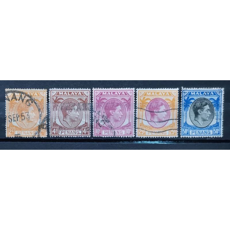 [STM 207] Malaya Penang 1949 King George VI (used) stamp/setem | Shopee ...