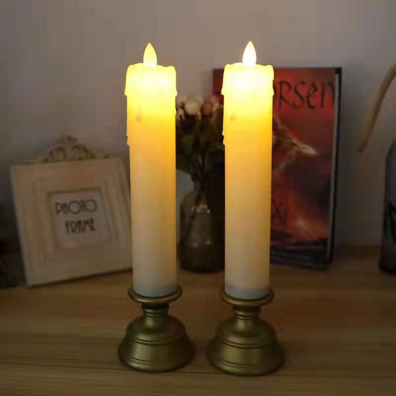 Led FLAMELESS Candle With Stand-size-L | Shopee Philippines
