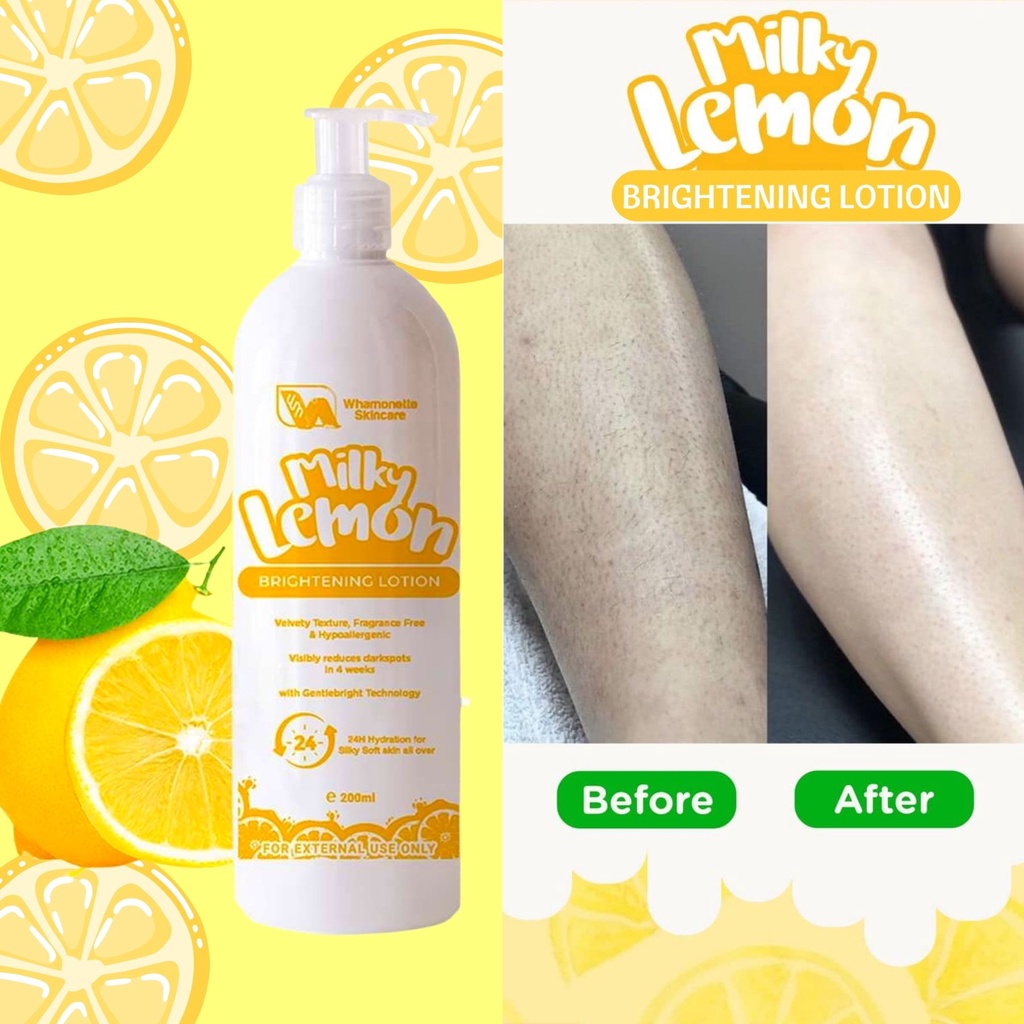 WHAMONETTE Milky Lemon Lotion 200ml | 20x Whitening | Whamonette ...
