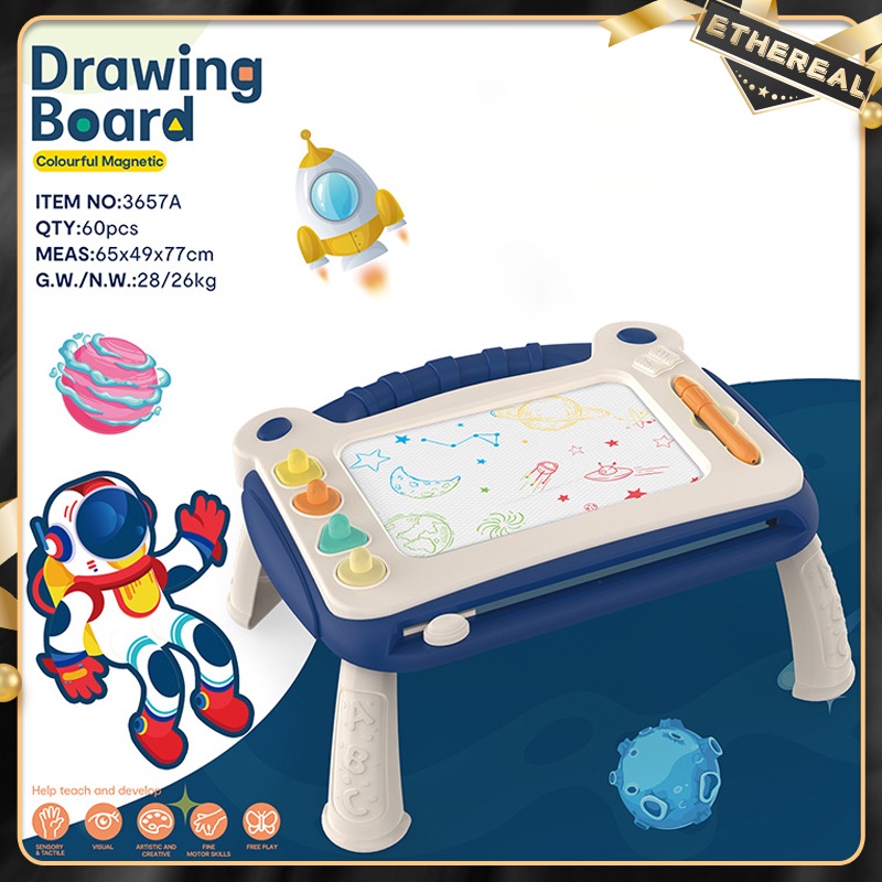 Big Size Magnetic Drawing Table Baby Table Children Drawing Board ...