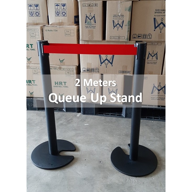 Queue Up (Q-Up) Stand / Powder Coating / “U” Shape Stackable | Shopee ...