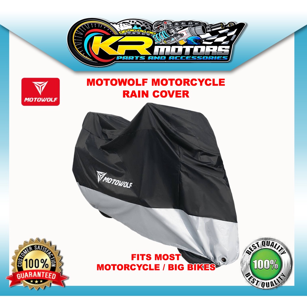 Motowolf Universal Motor Cover/Motorcycle Cover Anti-Dust / Pollutants ...