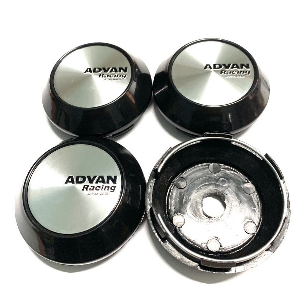 4pc 60/64/65/68/69MM ADVAN Racing Car Modified Wheel Center Cover Rim ...