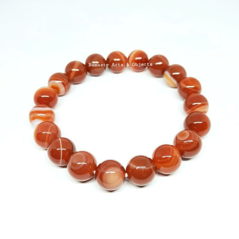 Fire Agate Bracelet 10mm | Shopee Philippines