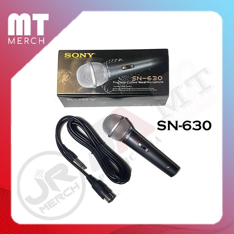 (SN-630) Microphone Handheld with Cord | Shopee Philippines