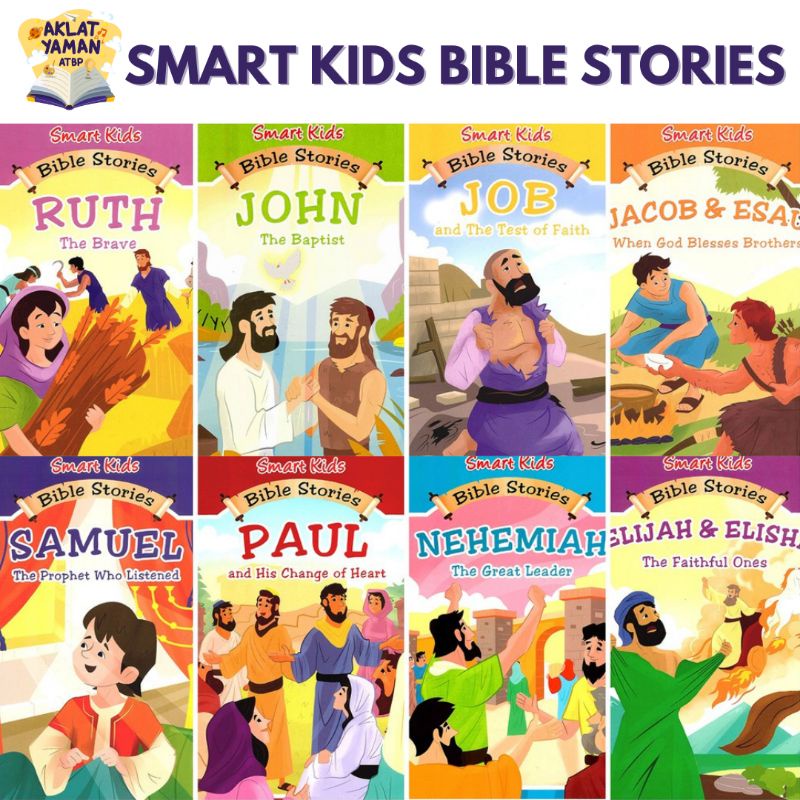 SMART KIDS BIBLE STORIES - Ruth, John, Job, Samuel, Paul, Nehemiah ...