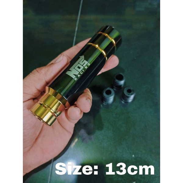 NOS Black Gold Shift Knob 9 cm 13 cm High Quality Made in Thailand ...