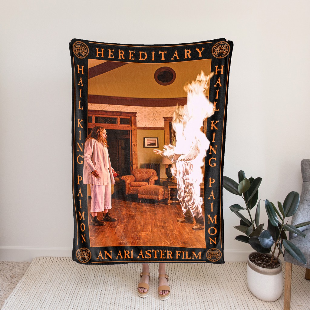 HEREDITARY Blanket - HAIL KING PAIMON A24 Movie | Blanket | Shopee ...