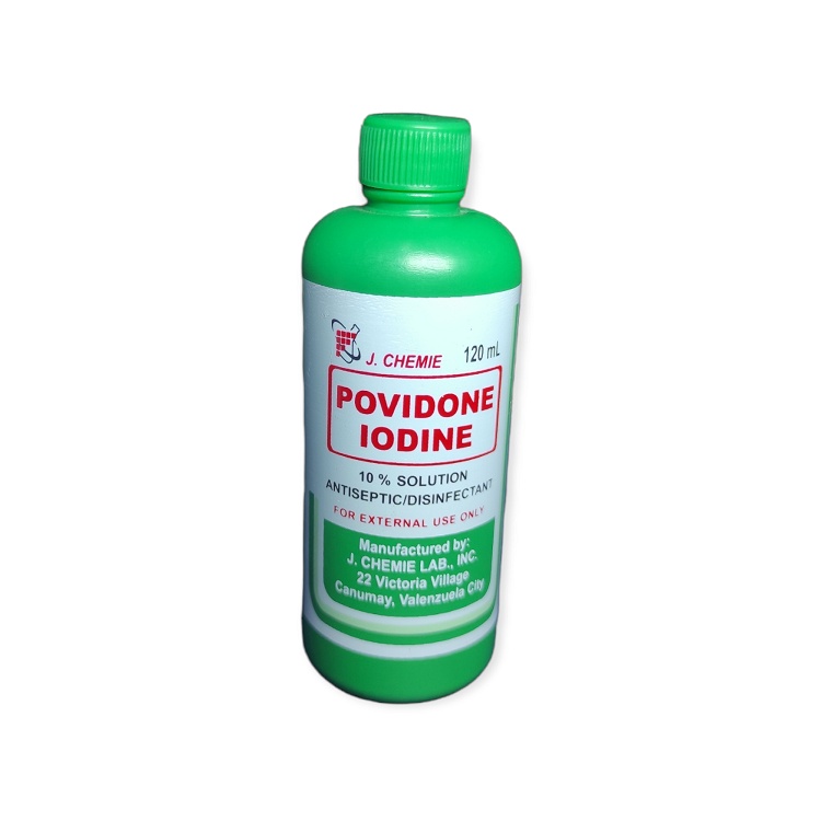 POVIDONE IODINE 10% solution Antiseptic/Disinfectant 30mL/120mL ...