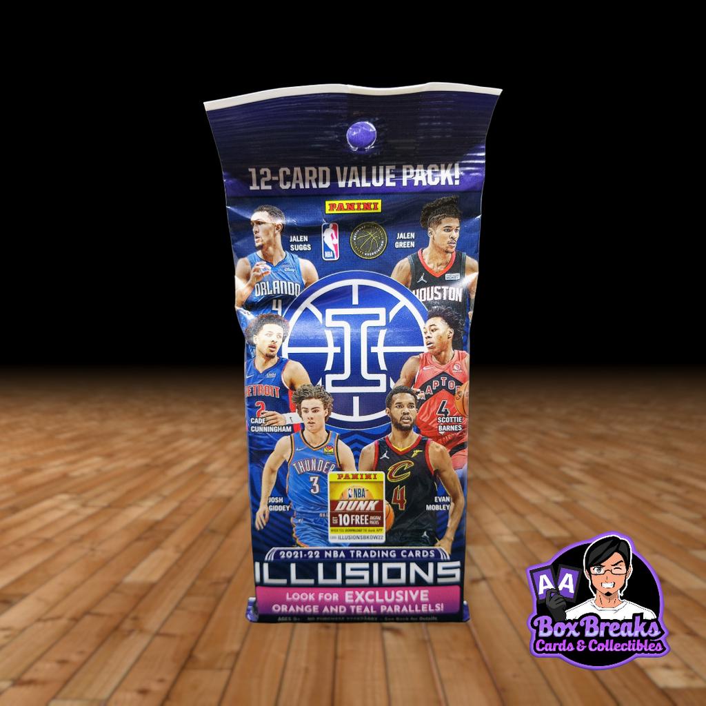 2021 - 22 Panini Illusions Basketball Jumbo Value Pack NBA Basketball ...