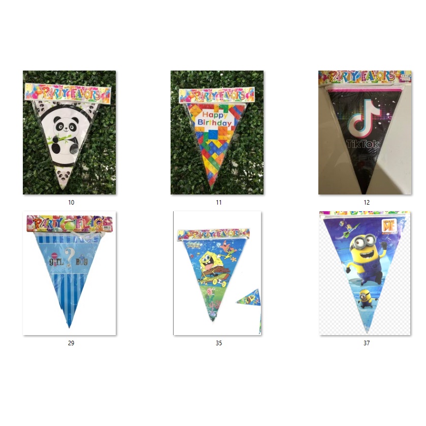 Triangle Banderitas Bunting / Party Banner 3M length- GIRL/ BOY ...