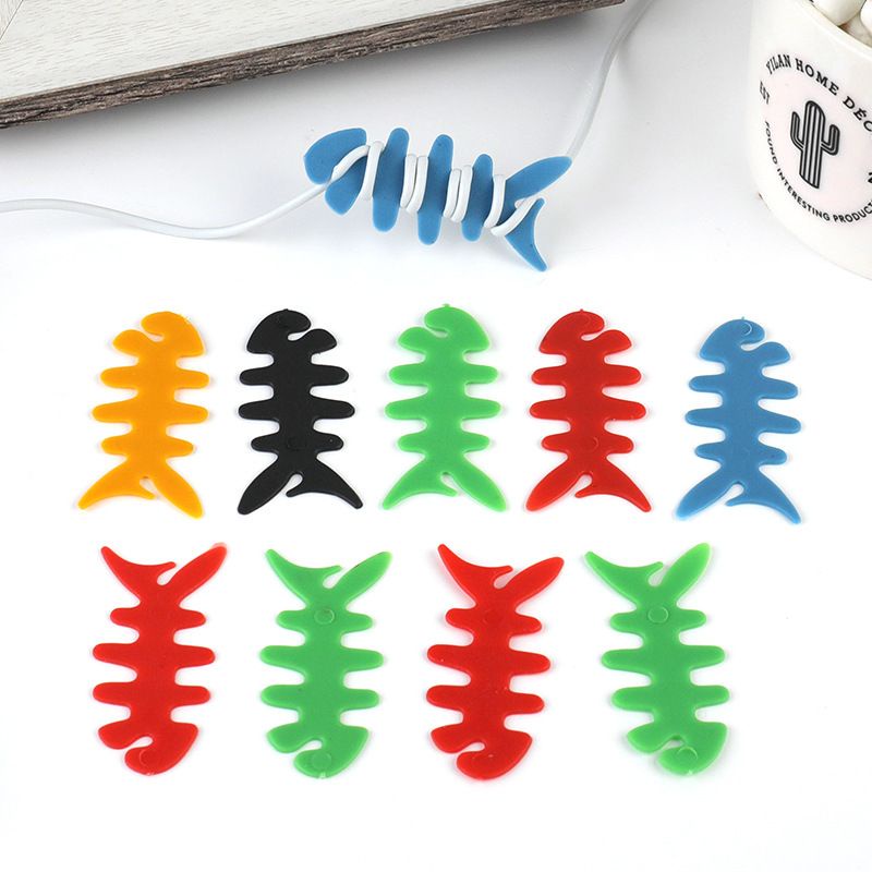 Thin Fish Bone Cable Winder Cable Organizer Cable Management Tool ...