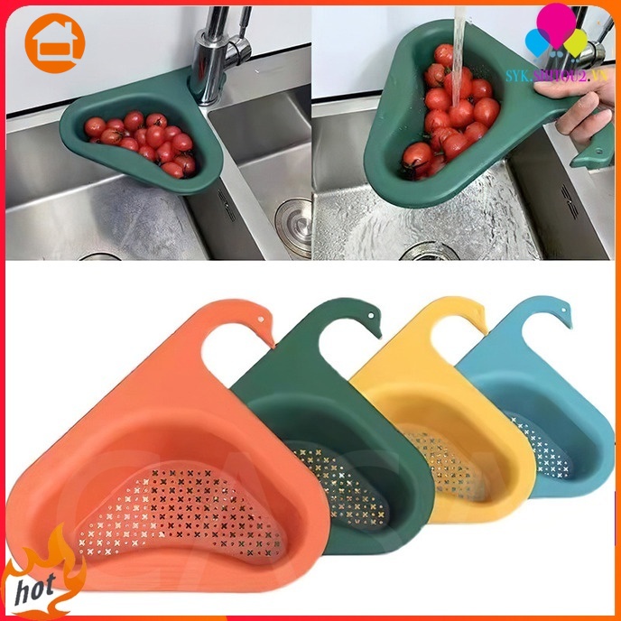 Drain Basket Multifunctional Hanging Filter Drain Rack Sink Filter ...