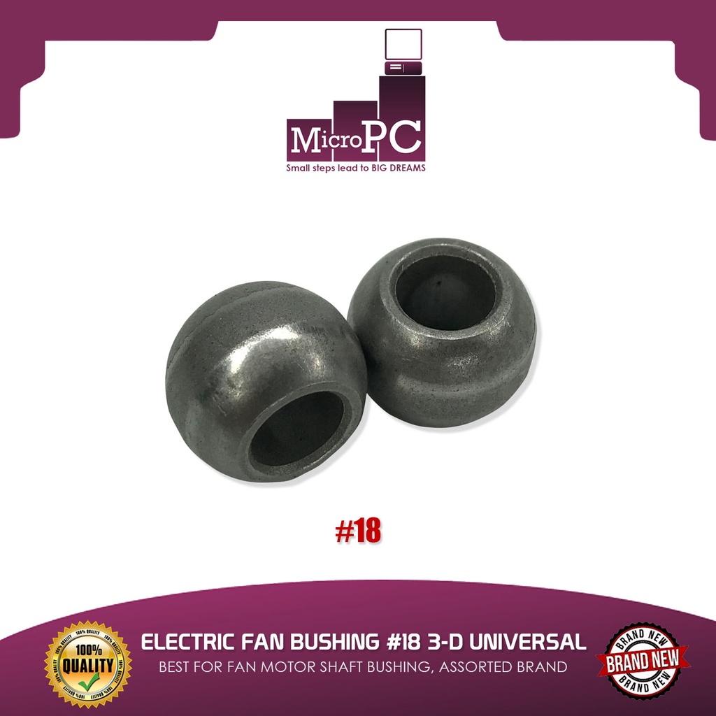 ELECTRIC FAN BUSHING #18 3-D UNIVERSAL, BEST FOR FAN MOTOR SHAFT ...